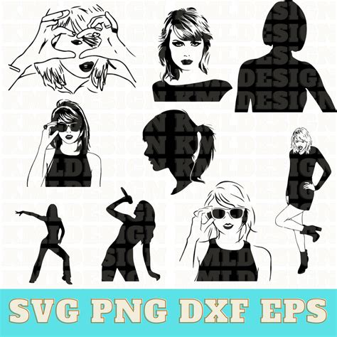 Taylor Swift Svg Taylor Swift Vector Taylor Swift Clipart Swiftie