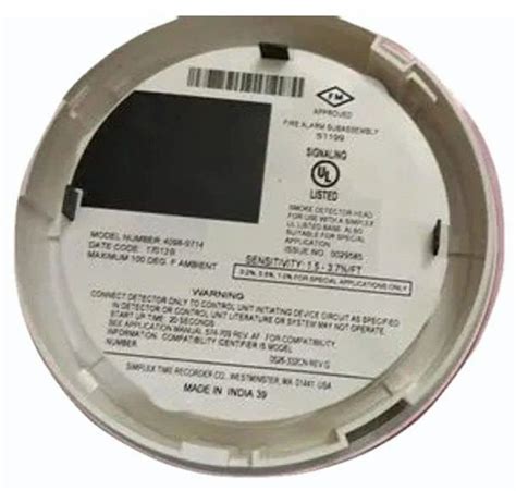 Photoelectric Simplex Smoke Detector For Industrial At ₹ 1850piece In