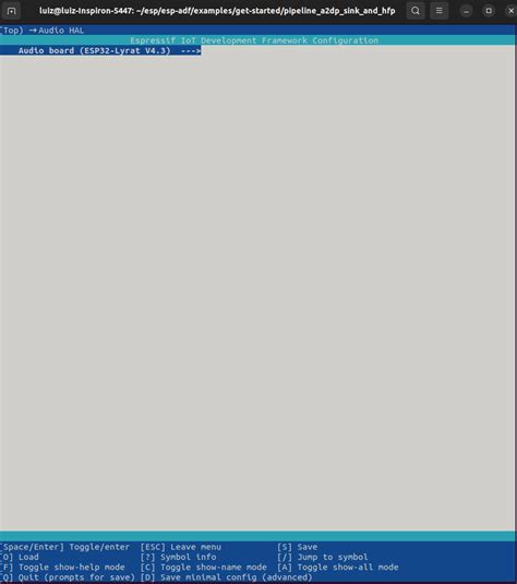 esp adf framework para desenvolvimento de aplicação para áudio com o esp32