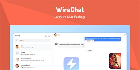 Wirechat Livewire Chat Package Made With Laravel