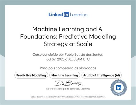 Fabio Batista Dos Santos On Linkedin Certificate Of Completion