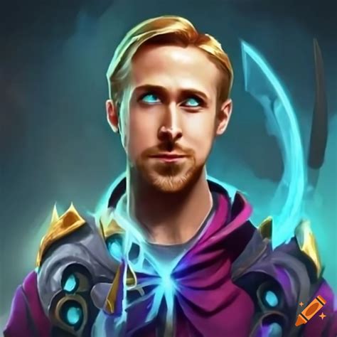 Ryan Gosling Portrayed As The Dota 2 Hero Invoker On Craiyon