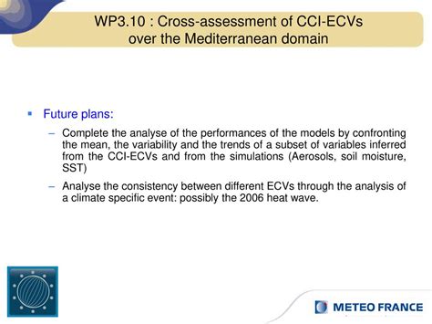Wp310 Cross Assessment Of Cci Ecvs Over The Mediterranean Domain