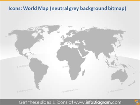 Gray World Map Navigation Graphic Powerpoint