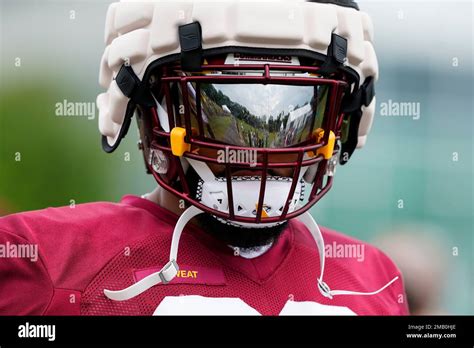 Washington Commanders Defensive End Montez Sweat 90 Walks To Practice At The Teams Nfl