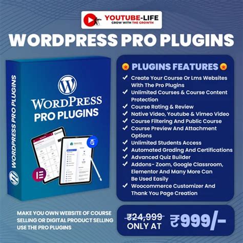 Wordpress Plugin Service Elementor And Tutor Lms Pro By Ytl Courses At