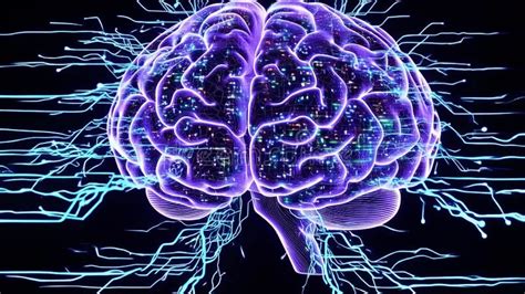 Ai Brain Processing Data With Generative Artificial Intelligence