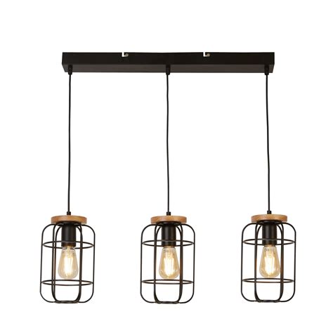 Lámpara Colgante Cage Ii De 3 Luces Lamparaes
