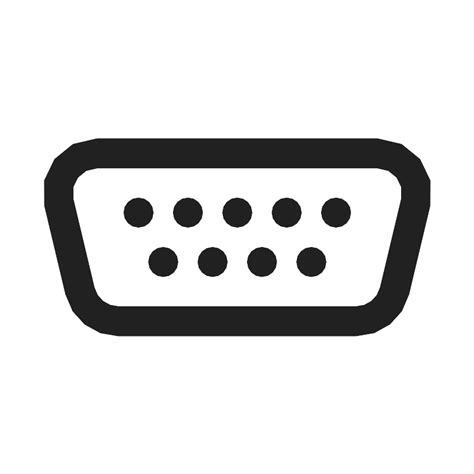 Serial Port Vector Svg Icon Svg Repo