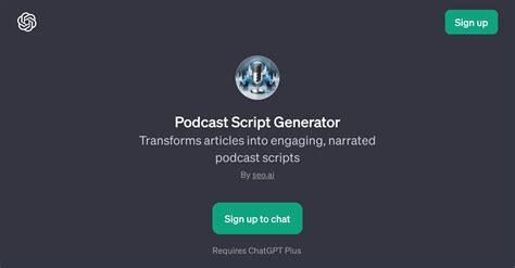 Podcast Script Generator Ai Tool For Podcast Repurposing