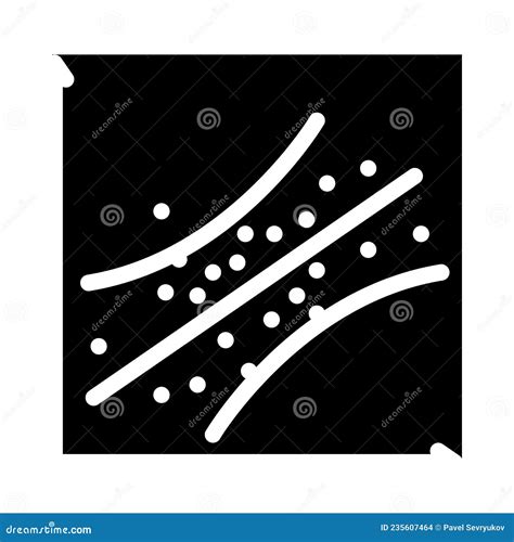 Linear Regression Glyph Icon Vector Illustration Stock Vector Illustration Of Code Software