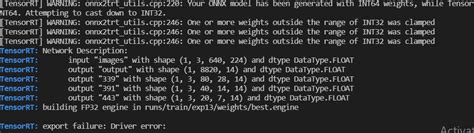 export engine file for tensorrt 7 1 2 · issue 7143 · ultralytics