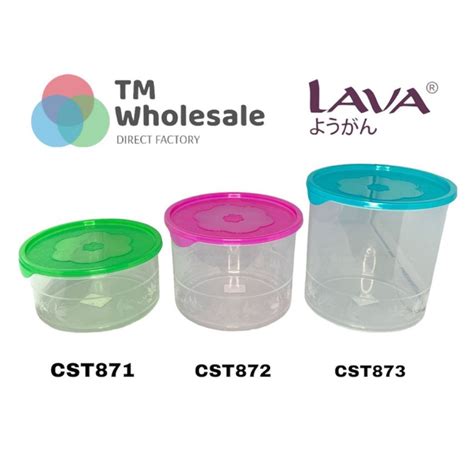 Lava Bekas Kuih Raya Canister Assorted Size Shopee Malaysia