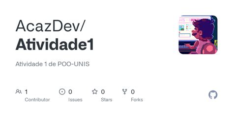GitHub AcazDev Atividade Atividade De POO UNIS
