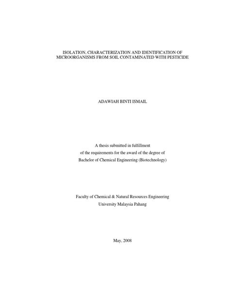 Isolation Characterization And Identification Of Pdf