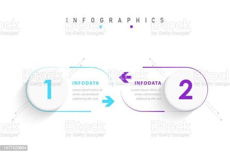 벡터 인포 그래픽 라벨 디자인 템플릿 아이콘과 2 옵션 또는 단계 프로세스 다이어그램 프리젠 테이션 워크 플로우 레이아웃 배너 순서도 정보 그래프에 사용할 수 있습니다 인포
