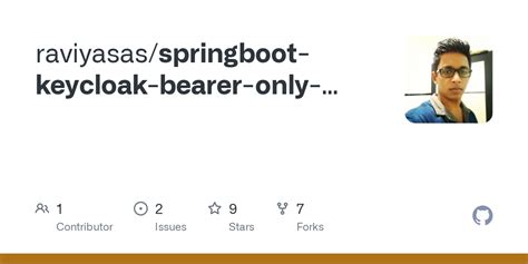 Github Raviyasasspringboot Keycloak Bearer Only Demo