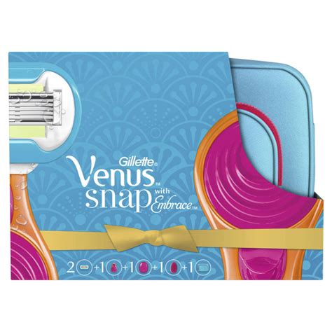 Подарочный набор Venus Snap Embrace (Компактная бритва + 2 сменные ...
