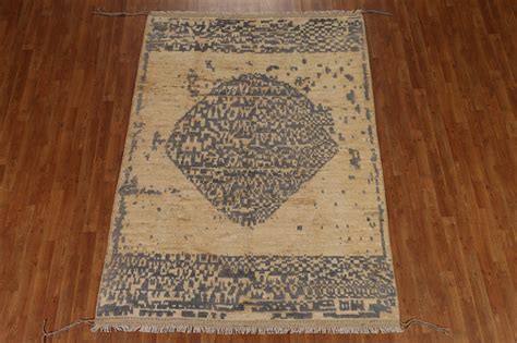 Rugsource One Of A Kind Hand Knotted New Age 58 X 711 Wool Area