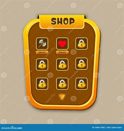 Game Quite Ui Vector Elements Design Royalty Free Stock Photography