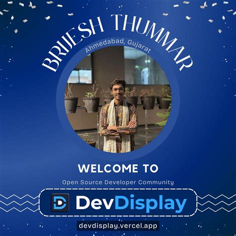 Devdisplay Global Tech Hub On Linkedin Devdisplay Opensource Developercommunity Dev