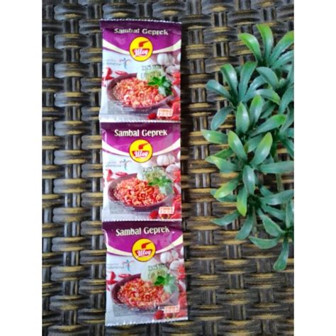 Jual Sambal Geprek Uleg Sambel Geprek Sachet Kemasan 18gr Shopee Indonesia