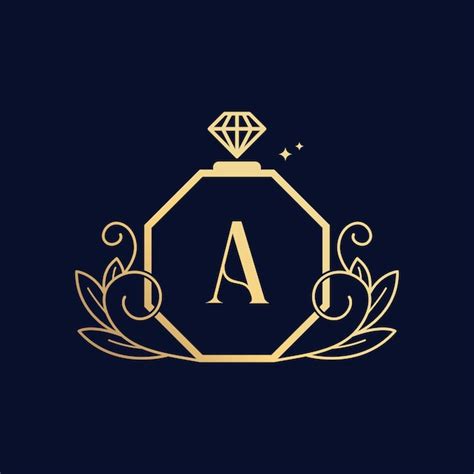 Premium Vector Vector Premium Luxurious Perfume Logo A