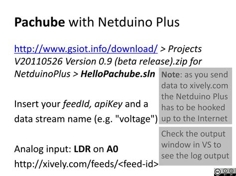 Ppt Internet Of Things Workshop With Netduino Plus Powerpoint Presentation Id4807507