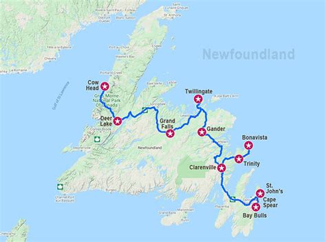 Newfoundland Itinerary Canxplore