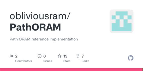 github obliviousram pathoram path oram reference implementation