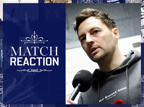 Ryan Mason Reacts To Sheffield Wednesday Draw West Bromwich Albion