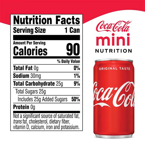 Coke Zero Nutrition Label