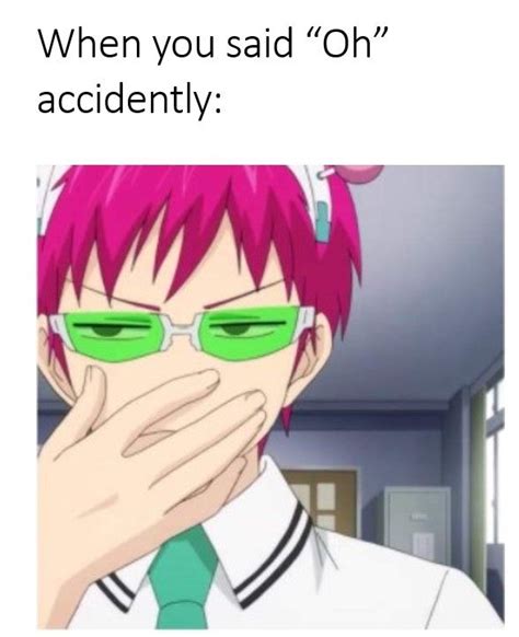 Saiki Say Oh Saiki Best Comedy Anime Silly Faces