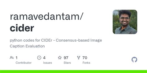 Github Ramavedantamcider Python Codes For Cider Consensus Based Image Caption Evaluation