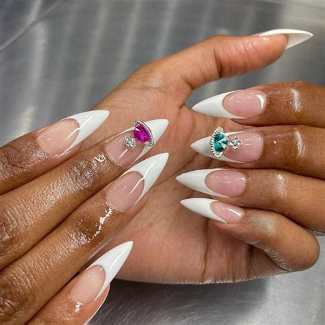 25 Diamond Nail Designs For A Glamorous Mani