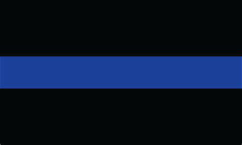 3x5 Police Thin Blue Line Flag