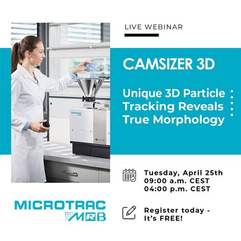 Microtrac Mrb Particle Characterization On Linkedin Webinar Unique 3d Particle Tracking