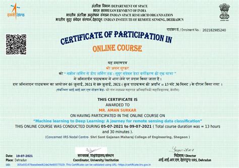 Aman Surkar On Linkedin Isro Iirs Deeplearning Machinelearning Ai Datascience