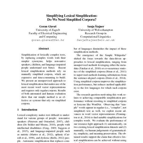 Simplifying Lexical Simplification Do We Need Simplified Corpora