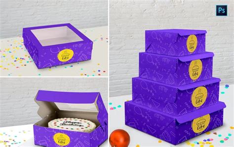 15 Free Cake Packaging Mockup Psd Download Graphic Cloud