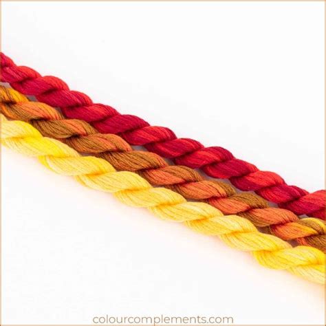 Creating A Warm Palette Using An Analogous Color Scheme Colour