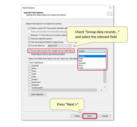 Placing Multiple Data Records Into A Single Pdf Form