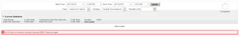 QRadar Understanding IO Errors While Searching