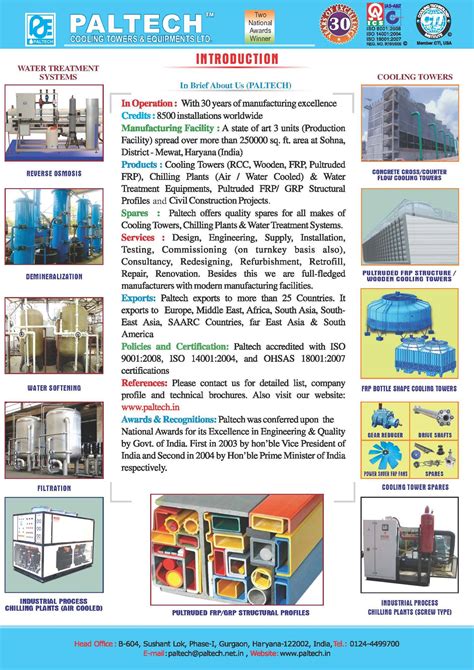 Paltech Cooling Towers And Equipment Ltd Gurugram