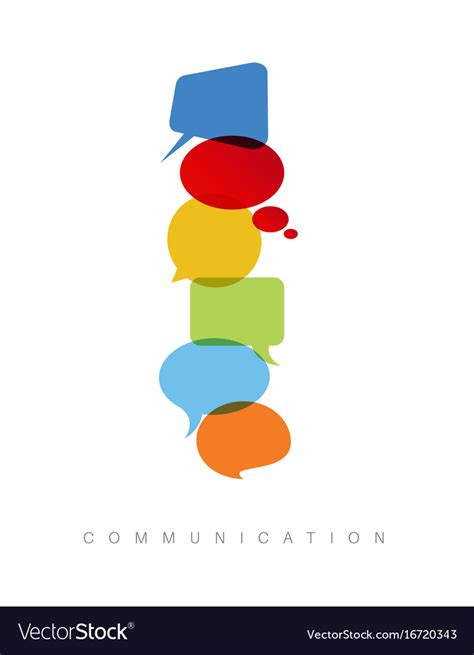 Abstract Communication Concept Royalty Free Vector Image