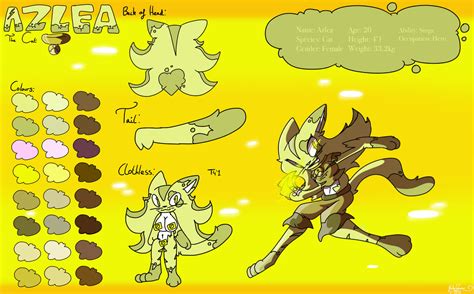 Azlea Reference Sheet By Flakeglaceon4826 On Deviantart