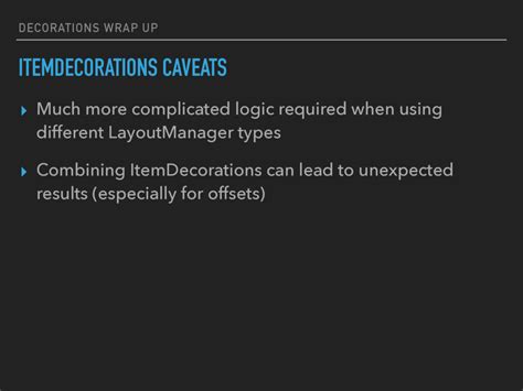 Advanced Recyclerview Techniques Speaker Deck