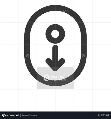 Mouse Scroll Down Animated Icon Download In Json Lottie Or Mp4 Format