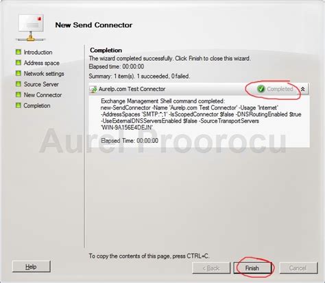 How To Create A Send Connector In Exchange 2010 Step By Step Tech Blog Microsoft Google