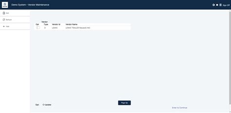 Edaptit Vendor Maintenance